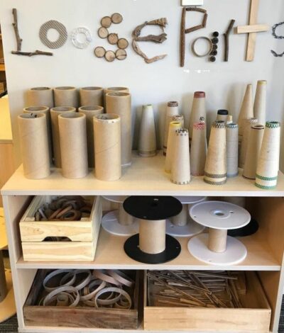 Les loose parts – Slow Pédagogie